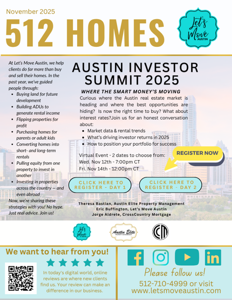 Let's Move Austin March 2023 Newsletter