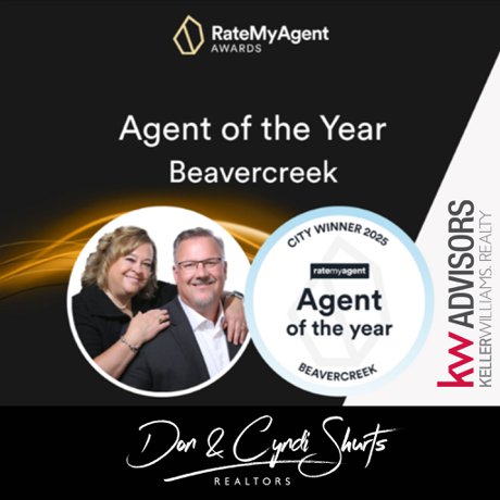 2025 Best Realtors in Beavercreek & Greene County, OH | Don & Cyndi Shurts Win RateMyAgent Awards