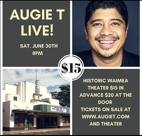 Augie T Live Comedy Show Sat. 6/30